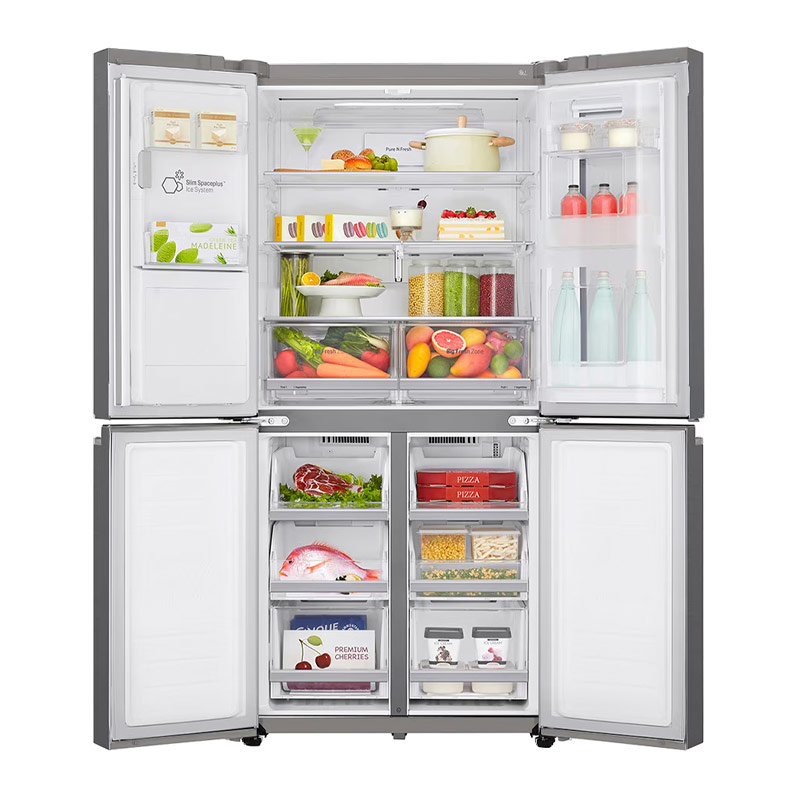 یخچال فریزر 5 درب 28 فوت ال جی X29 سیلور GR-X29 - یخچال کده