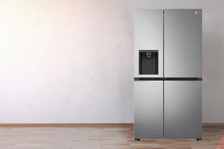 یخچال ساید بای ساید 30 فوت ال جی J257 استیل GC-J257 - یخچال کده