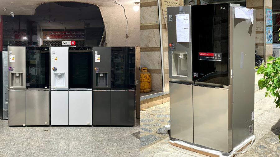 تفاوت یخچال ال جی X287 و X267 - یخچال کده
